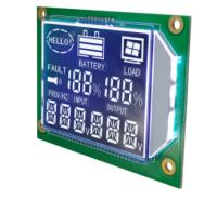 China 7 Segment LCD Display BTN Negative White Digits HT1621 Driver 5.0V PIN 36 for sale