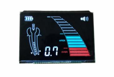 China Black VA LCD Display 25PIN 5.0V 12 O'clock Transmissive for sale