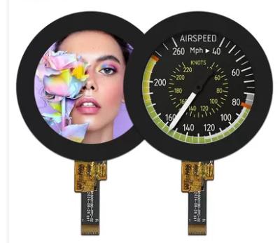 China 1.6 Inch 400 X 400 RGB 8 BIT Interface Round TFT LCD Display with High Resolution for sale