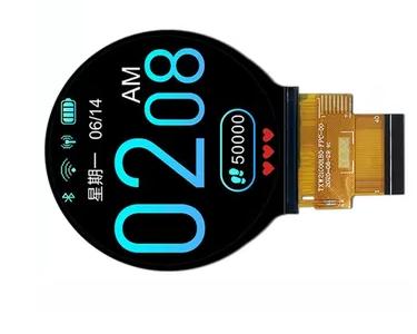 2.1 inch round TFT LCD display side view