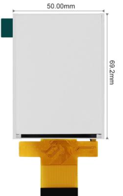 China 2.8 Inch Small TFT LCD Display with 240x320 Pixels 18 BIT and 300 Brightness for sale