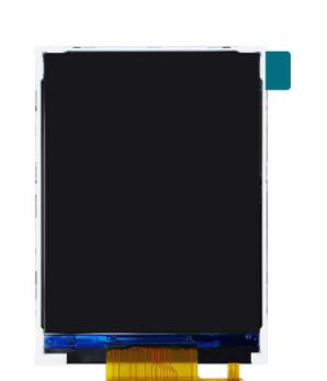 2.8-inch IPS LCD display panel front view