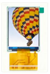 2.8 inch TFT LCD display front view