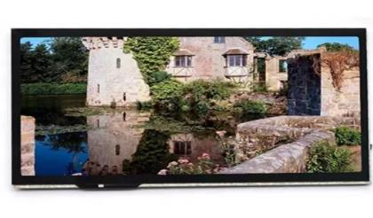 9-inch TFT LCD display front view