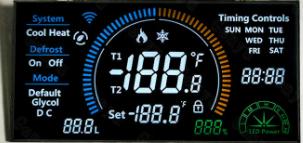 China Panel de pantalla LCD VA de 3,3 V con área de visualización de 105 (ancho) * 51 (alto) mm y ángulo de visión de 12 en punto para aplicaciones de alto contraste en venta