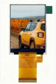 China 2.4 Inch IPS TFT LCD Display with 350 cd/m² Brightness 240x320 Resolution and 40 Pin MCU 16 Bit Interface for sale
