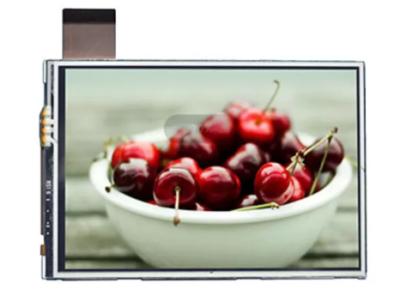 China 3.5 Inch High Brightness TFT LCD Screen with Resistive Touchscreen and 16/18/24 Bit RGB Interface for sale