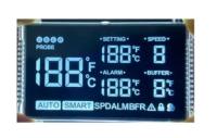 China Custom VA LCD Display 7 Segment Color Screen 3.3V Wide Viewing Angle for Temperature Controller for sale