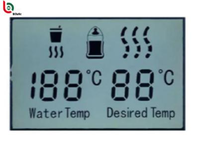China Customized Dimensions 7 Segment LCD Display with 12 O'clock Viewing Angle and Transmissive LCD Technology for sale