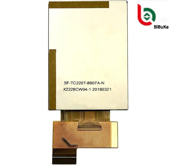 2.2 inch TFT display close-up view