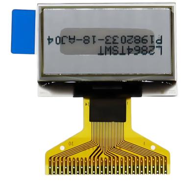 China 0.96 Inch Yellow+Blue Dual Color OLED Display with SPI Interface and High Contrast Ratio for sale