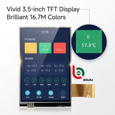 China 3.5-inch 320x480 RGB ILI9488 MCU Interface TFT LCD Display Module with 16.7M Colors for sale