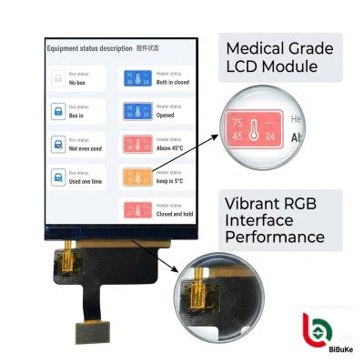 China 2.8 Inch High Brightness 1000 cd/m² TFT LCD Module with 480x640 RGB Interface for Industrial and Medical Applications for sale