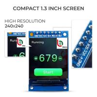 China 1.3 Inch 240x240 Resolution SPI Interface IPS TFT LCD Display Module 3.3V for sale