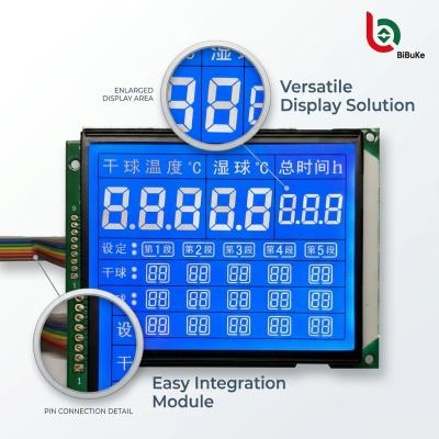 China 8x2 Character Monochrome LCD Display , 3.3V Mono LCD Screen TN / STN LCD Panel for sale