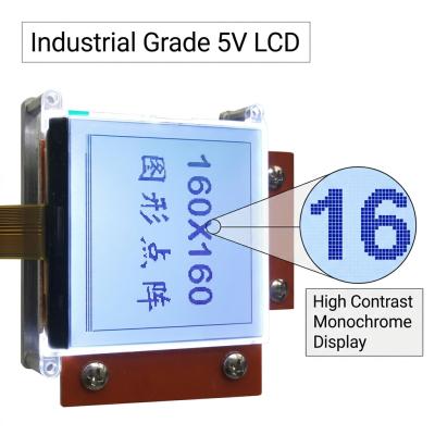 China 5V LCD Display Monochrome 20x2 LCD Display Screen For Industrial for sale