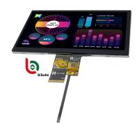 China 7 Inch 1024x600 IPS TFT LCD Display Module RGB Interface Capacitive Touch Screen 50 Pin for sale
