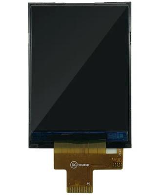 China 2.4 Inch Industrial TFT LCD Display with 240x320 Resolution 300 Cd/m2 Brightness and SPI Interface for sale