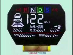 Custom Shape VA LCD Display Color Segmented LCD Display 4 Digit Zebra Screen For Clock