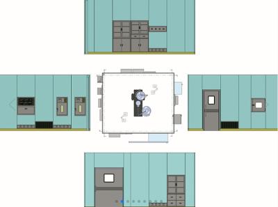 Cina Il colore prefabbricato facile della stanza dentaria della sala operatoria ha dipinto in vendita