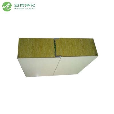 Cina Pannelli sandwich personalizzati con pareti spesse 100mm per celle frigorifere da 12m, pannello in lana di roccia in vendita