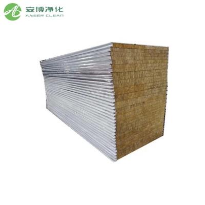 Cina Pannelli sandwich personalizzati con pareti spesse 100mm per celle frigorifere da 12m, pannello in lana di roccia in vendita