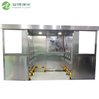 中国 AMBER SUS201 自動 スライドドア エアシャワー サイズ調整可能 販売のため