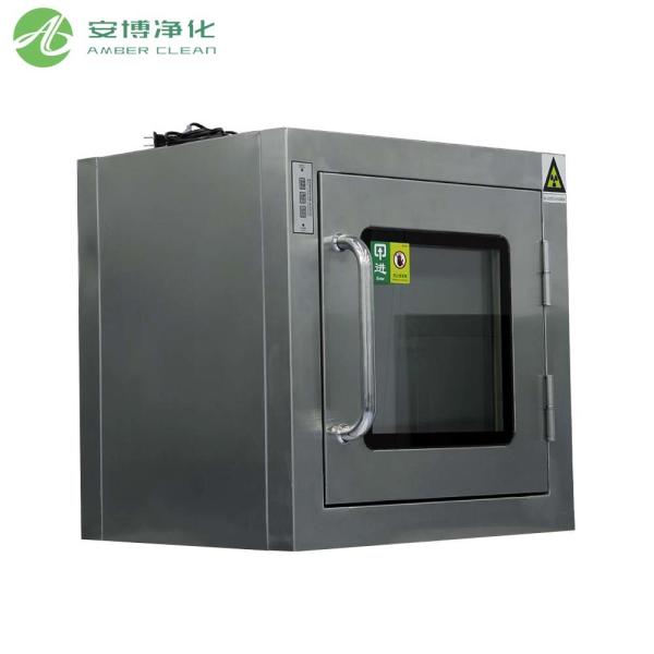 Stainless Steel Pass Box with UV Sterilization | Pharma & Laboratory Use