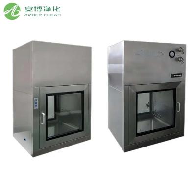 China Interlock Structure Stainless Steel 304 Cleanroom Dynamic Pass Box for sale