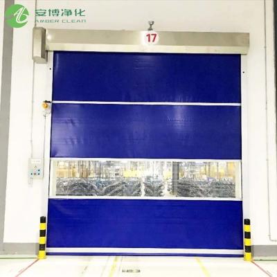 China Flexible Quick-Release PVC Roll Up Doors for Cold Storage And Workshops for sale