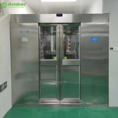 China Concealed Sliding Door Air Shower Room Automatic Opening And Closing Door for sale