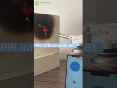 50/75/100 mm Painel de rocha de silício com resistência ao fogo