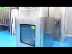 Sala limpa de aço inoxidável resistente personalizada Passa pela janela