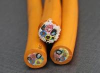China Custom Bare Copper Stranded EV Charging Cable With EVI-2 Insulation / EVM-1 Jacket for sale