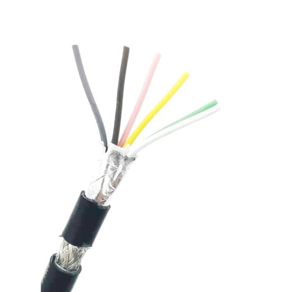 Quality UL2517 5C×24AWG Robot Wire And Cable With SR-PVC Insulation / PVC Jacket for sale