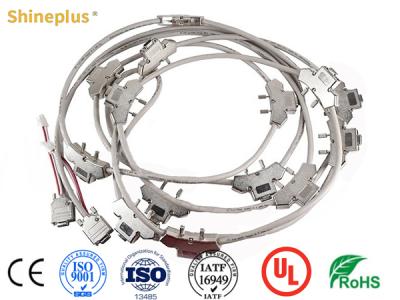 China UL Certified Industrial DB9 Serial Cable Harness 500V Waterproof For CNC Lathes for sale