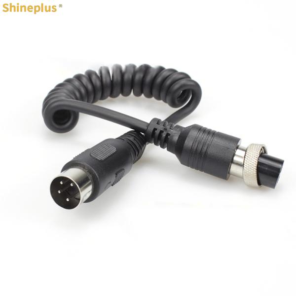 Quality Custom Wire Harness Manufacturers , M16 Aviation Plug to DIN 4 Pin Wiring Harness for sale