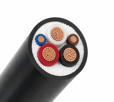China 3C×6AWG+2C×18AWG EV Power Cable Bared Copper Stranded 600V for sale