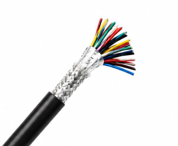 Quality UL21317 12C×26AWG+12Coax×32AWG Silver Plated Copper Cable With FEP Insulation / PU Jacket for sale