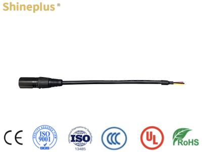China Custom Straight Head Three Core Wire Harness Assembly Industrial Wire Harness 200mm for sale