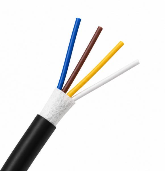 Quality UL20327 4C×26AWG Industrial Cable Tinned Copper Stranded With TPE Insulation / TPE Jacket 300V 105℃ for sale