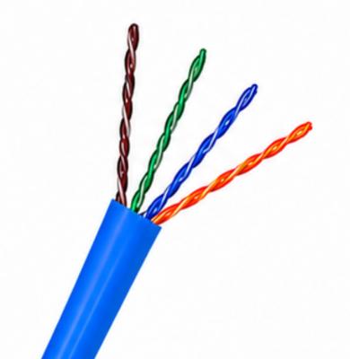 China CAT5E FTP Cable 4P×24AWG Bare Copper Stranded Cable With Foam PE Insulation PVC Jacket for sale