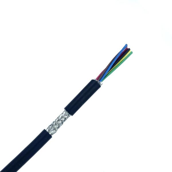 Quality 7Cx28AWG Copper Wire Tinned Copper Stranded Cable With TPE Insulation / TPE Jacket 300V 105℃ for sale