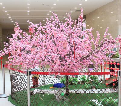 China factory high quality artificial peach blossom flower tree wholesale Hotel, home, wedding decoration for sale
