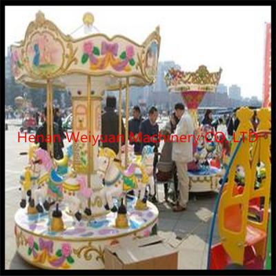 China 6 seats carousel for kids outdoor ride merry go round mini carousel for sale