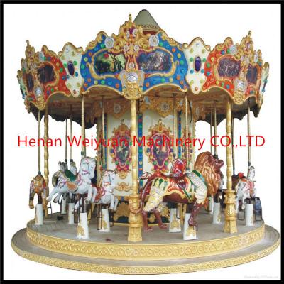 China kiddie ride manufacturer electric carousel horse for sale