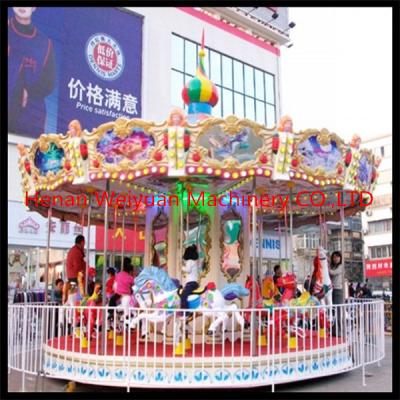 China china wholesale 16seats indoor kids amusement park ride carousel horses for sale