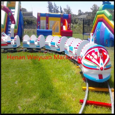 China OUTDOOR kiddie electric trains, rocket electric train playground for sale
