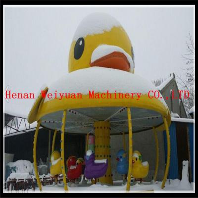 China America market popular amusement park ride yellow duck carousel for sale