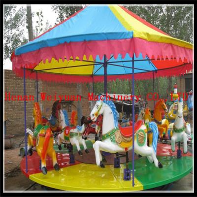 China City & Countryside Outdoor Playground Simple Kids Amusement Carousel Horse Ride for Sale for sale